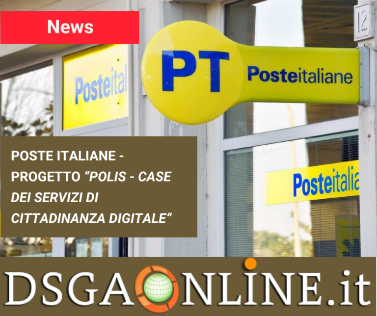 POSTE ITALIANE - Progetto “Polis - case dei servizi di cittadinanza ...