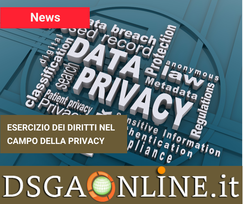 Esercizio dei diritti nel campo della Privacy - Associazione DsgaOnline