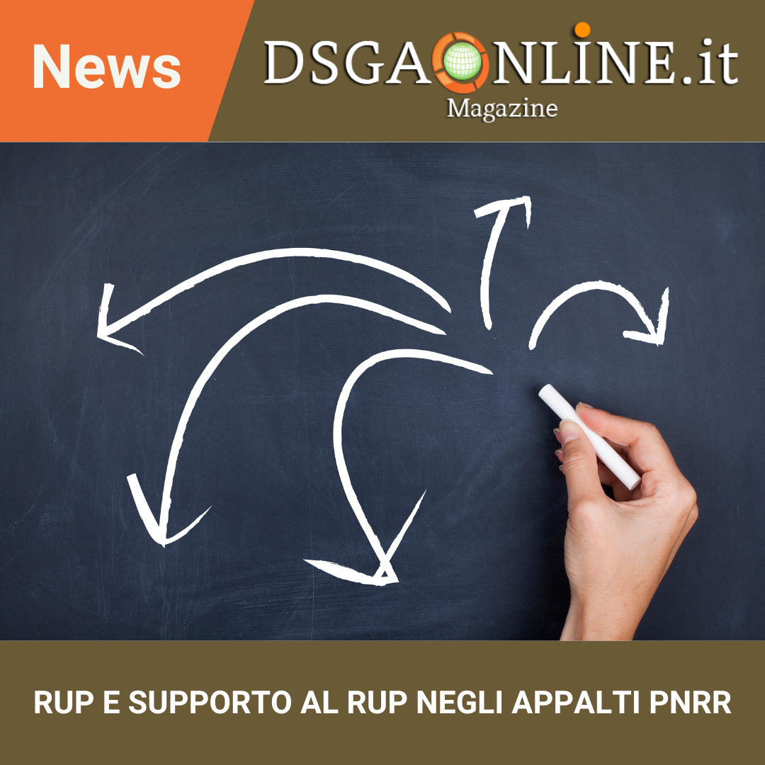 RUP e supporto al RUP negli appalti PNRR - Associazione DSGA Online