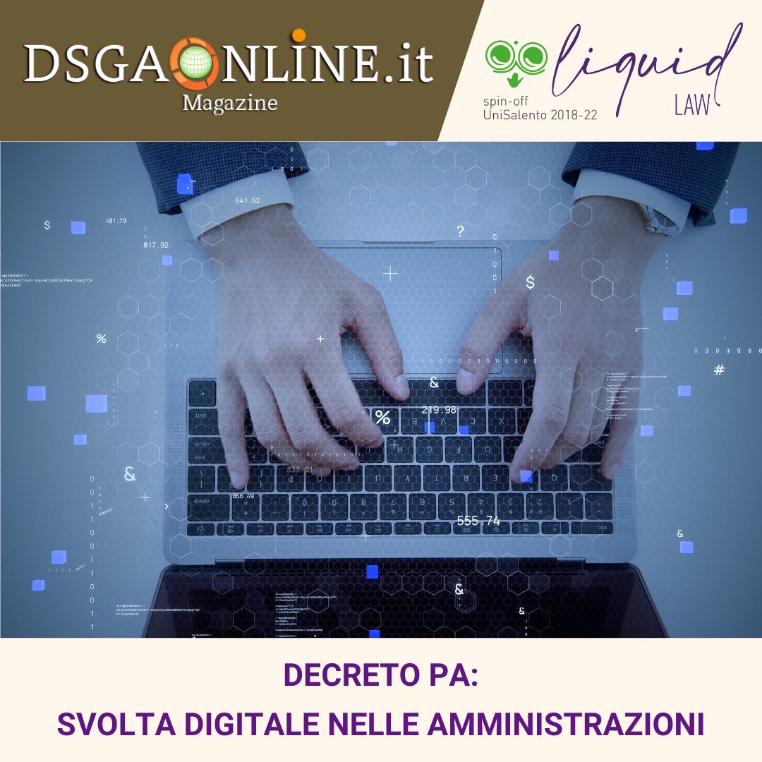 Decreto PA: svolta digitale nelle amministrazioni - Associazione DSGA ...